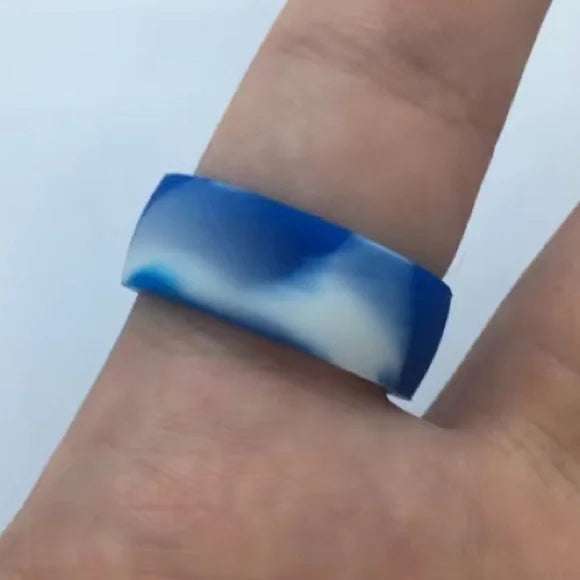 SALE! NEW - Fine Fashion Unisex Any-Activity Silicon Ring Colors 2 (Mu ...